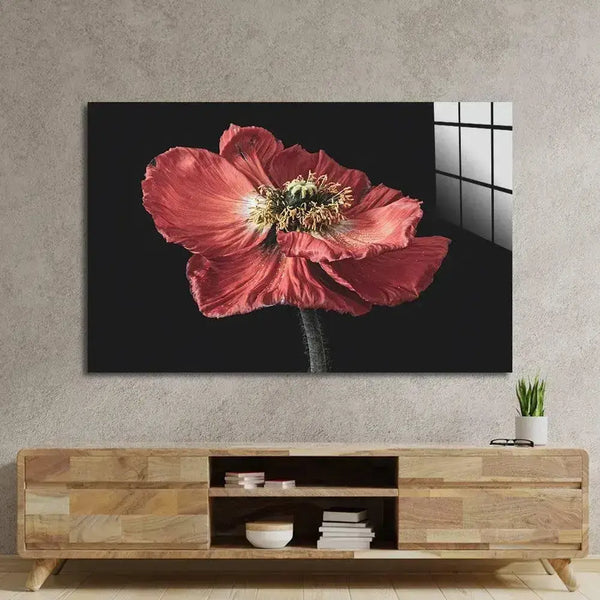 Poppy Glass Wall Art - Landscape Sizes - DIY – CreoGlass®