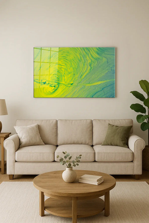 Abstract Vortex Glass Wall Art - Landscape Sizes - DIY – CreoGlass®